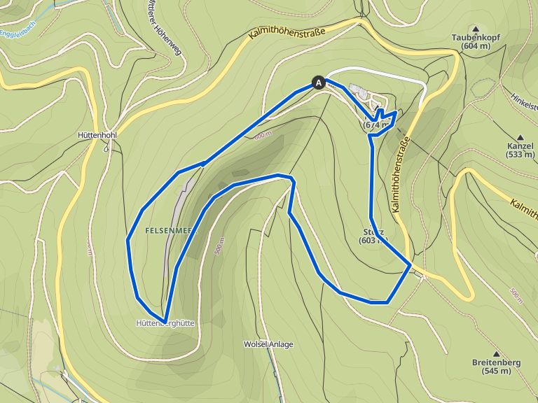 Von Parkplatz Kalmit durchs Felsenmeer zum Kalmithaus | Wanderung | Komoot